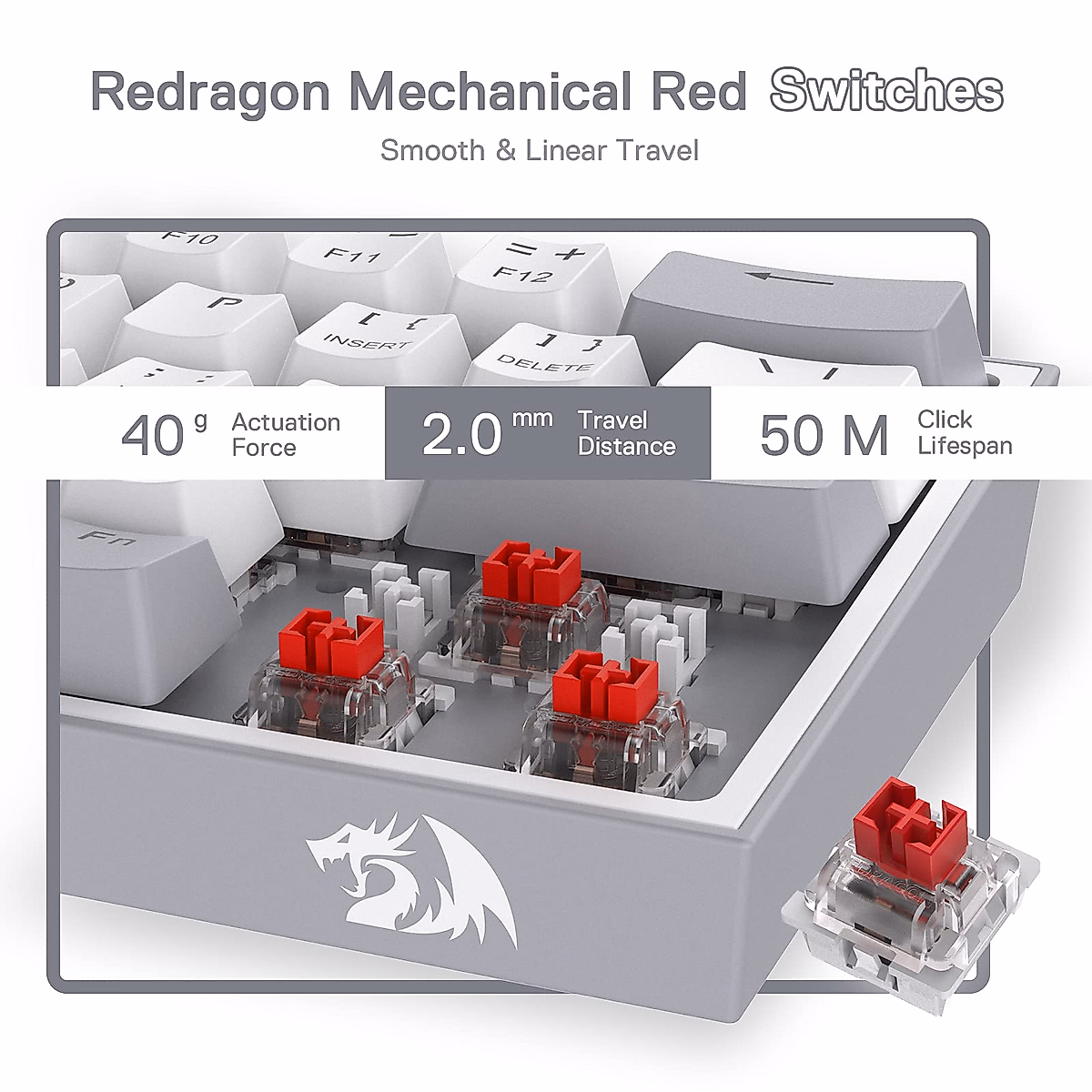 Redragon K617 Keyboard and M913 Mouse Bundle