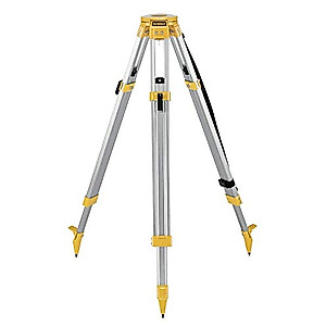 DEWALT Tripod, 11-Threaded, Flat Head, 5/8-Inch (DW0736),Black