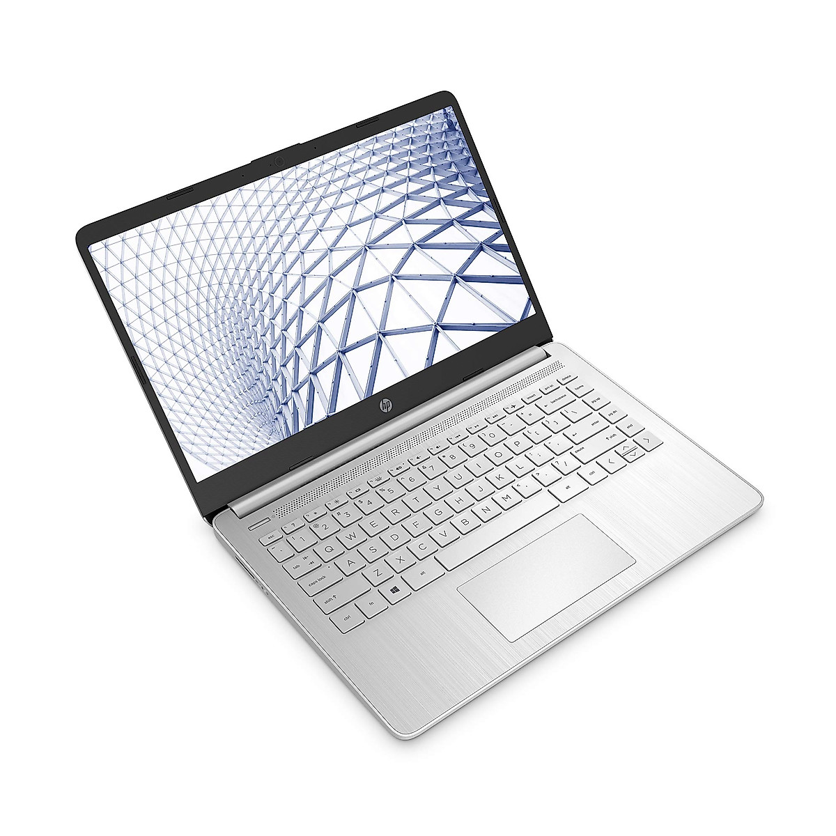 HP 14-inch Laptop, Intel Core i3-1005G1, 4 GB RAM, 128 GB SSD Storage, Windows 10 Home in S Mode (14-dq1020nr, Natural Silver)