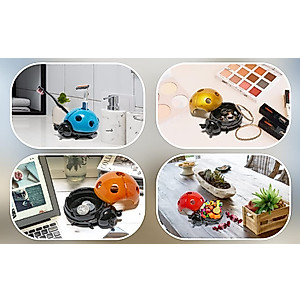 Fantasy Ashtray Ash Holder for Smokers Cigarettes Desktop Decoration Garden Statue Gift Outdoor Lawn Patio Gift for Home Office Balcony Yard Lawn (Red)