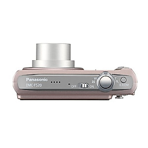 Panasonic Lumix DMC-FS20P 10MP Digital Camera with 4x Wide Angle MEGA Optical Image Stabilized Zoom (Pink)