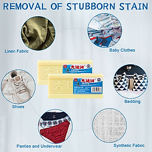 2 PCS Underwear Cleaning Bar—Grand Canal Laundry Soap for Clothing, Chinese, Super Strong Oil Removing, Gentle for Hands, Long-Lasting Fragrance