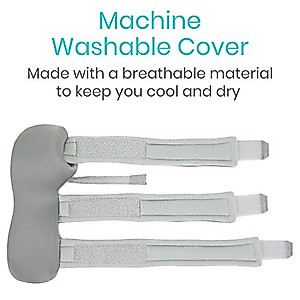 Vive Resting Hand Splint (Left) - Night Immobilizer Wrist Finger Brace - Thumb Stabilizer Wrap - for Arthritis, Tendonitis, Carpal Tunnel Pain - Functional Support for Sprains Fractures (Small)