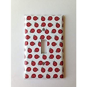 Ladybug Light Switch Plate Cover Various Sizes Offered