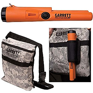 Garrett Pro Pointer AT Metal Detector Waterproof ProPointer with Garrett Camo Pouch