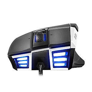 EVGA X17 Gaming Mouse, Wired, Grey, Customizable, 16,000 DPI, 5 Profiles, 10 Buttons, Ergonomic 903-W1-17GR-KR