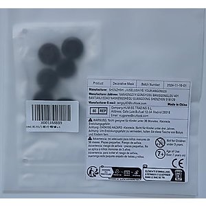 9CDeer Performance Joystick Analog Stick Thumb Grips Set of 6 Standard Compatible with Xbox Series X/S Xbox One, Switch Pro Controller Black