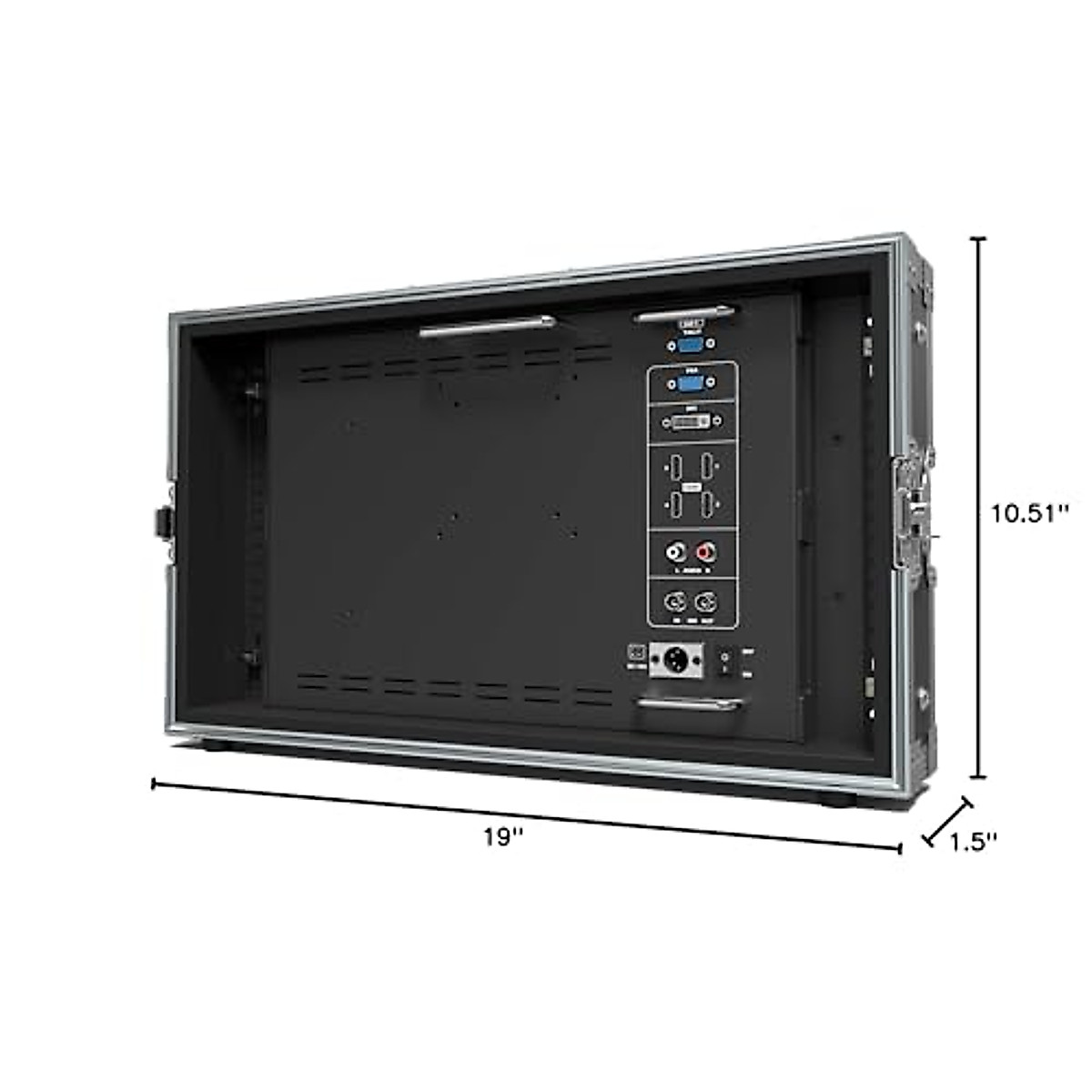 Osprey Video 4K 3G-SDI, HDMI2.0, DVI, VGA 15.6" Rack Field Monitor, Tally, RM3G-4K