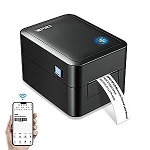 iDPRT Bluetooth Thermal Label Printer Super Quick Address Label Printer, 1"-3.15" Width Wireless Label Maker with APP for Barcode, Address, Mailing etc, Support Windows, Mac, iOS& Android