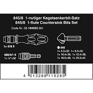 845/8 COUNTERSINK BIT SET