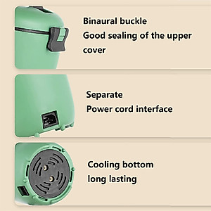 Mini Rice Cooker, 1.8L Small Multi-Function Rice Cooker, Suitable for 1-3 People Rice Cooker, with Detachable Non-Stick Pan and Heat Preservation Function (Color : Orange)