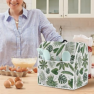 DISNIMO Tropical Leaves Stand Mixer Covers Fit Tilt Head and Bowl Lift Models Mixers, Washable Kitchen Appliance Cover Universal Fit Coffee Maker Blender Juicer, Easy to Clean