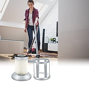 Filter Replacement Compatible with Bissell 2156, 2156A, 1665, 16652, 1665W Zing Canister Vacuum Cleaner, Replace Part 1613056, 2PCs 2156A Filter + 4 Post Motor (2PCS)