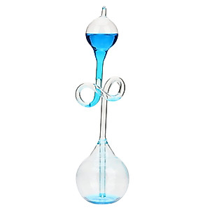Gadpiparty Glass Sand Timer Hourglass Temperature Sensitive Sand Watch Novelty Sand Clock Hour Glass Sandglass for Kids Classroom Home Desk Office Decoration Blue