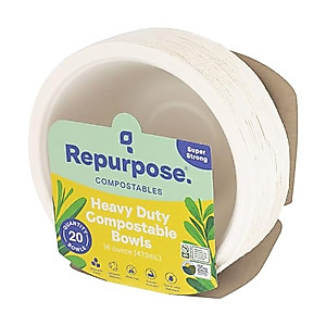 Repurpose, Eco-Bigger Bowls 16 Ounce, 20 Count