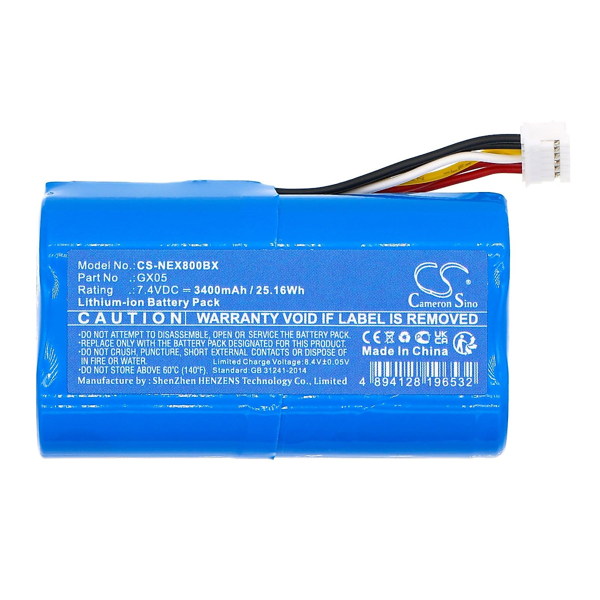VI VINTRONS Battery for WizarPOS Wizar Q2, WHB02-2600,