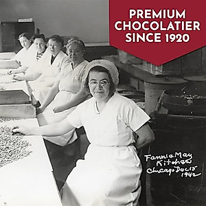 Fannie May, 6 Count Solid Assorted Dark Chocolate, Milk Chocolate and White Confection Bunnies, Easter Basket Stuffers, 3 oz Each