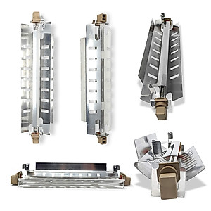 Appliance Pros Refrigerator Defrost Temperature Control and Bracket Heater Element Assembly for Top Refrigerators Brands, Compatible with WR51X10055, AP3183311, AH303781, and more, 725 Watts, 12 in