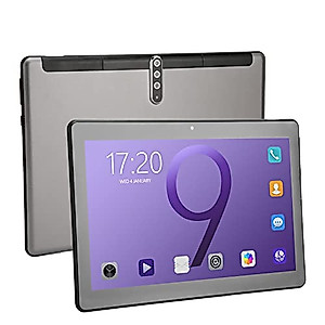 10.1 Inch Display 1080p Full HD Tablet, 4GB RAM 64GB Storage Dual Speakers and Cameras Front 5MP + Rear 13MP for Portable Entertainment 5G WiFi 8800mAh Gray