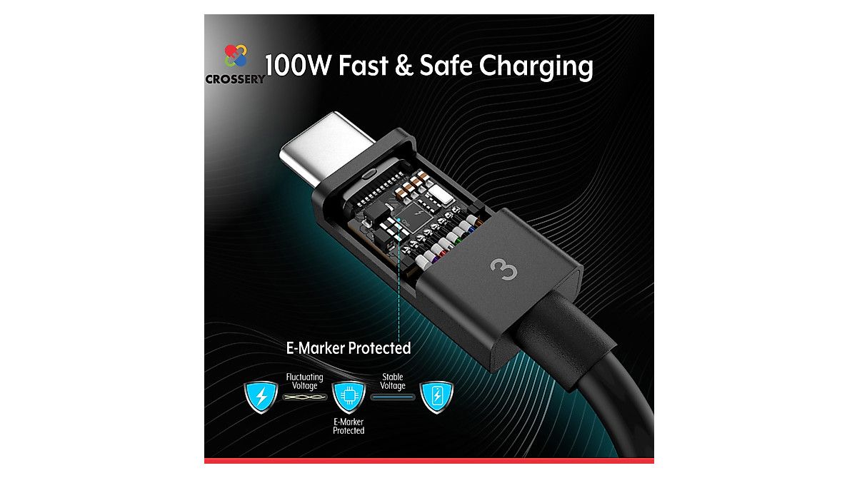 Thunderbolt 3 Cable for MacBook - Supports 100W Charging & 40Gbps Data ...