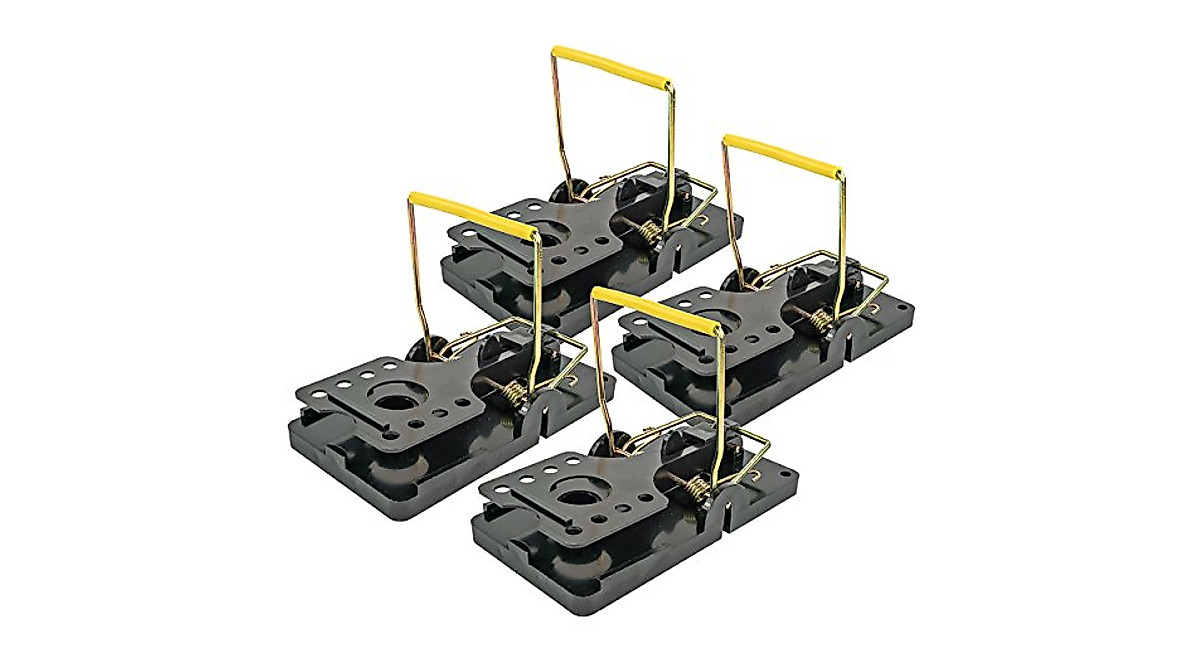 iTrap Mouse Control Snap Trap Set of 4 - Efficient and Easy