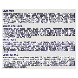 Welch's Fruit Snacks, Bulk Variety Pack with Mixed Fruit, Superfruit Mix, Island Fruits, Gluten Free, Bulk Pack, 2.25 oz (Pack of 16)