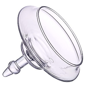 Clear Glass Apothecary Jar with Lid Decorative Candy Buffet Jars Elegant Glass Storage Containers for Weddings Home Bathroom Decor and Kitchen Centerpieces (D:6.9" H:17")