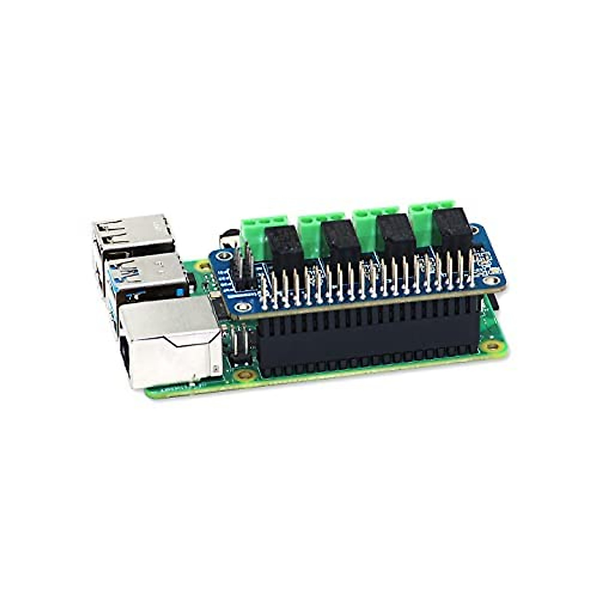 Relay 4 Zero 3V 4 Channel Relay Shield for Raspberry Pi, Relay HAT Expansion Relay Board for Raspberry Pi 4B/3B+/3B/2B/B+/A+/Zero and Zero W | Power Relay Module for Raspberry Pi