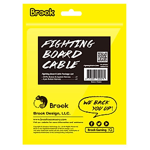 Brook Fighting Board Cable - 20-Pin Button and Joystick Harness with 4-Pin Button Harness, Button Joystick Harness DIY Builds/Arcade Stick/Fighting Board Accessories