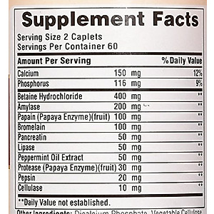 Puritans Pride Super Strength Multi Enzyme, 120 Count