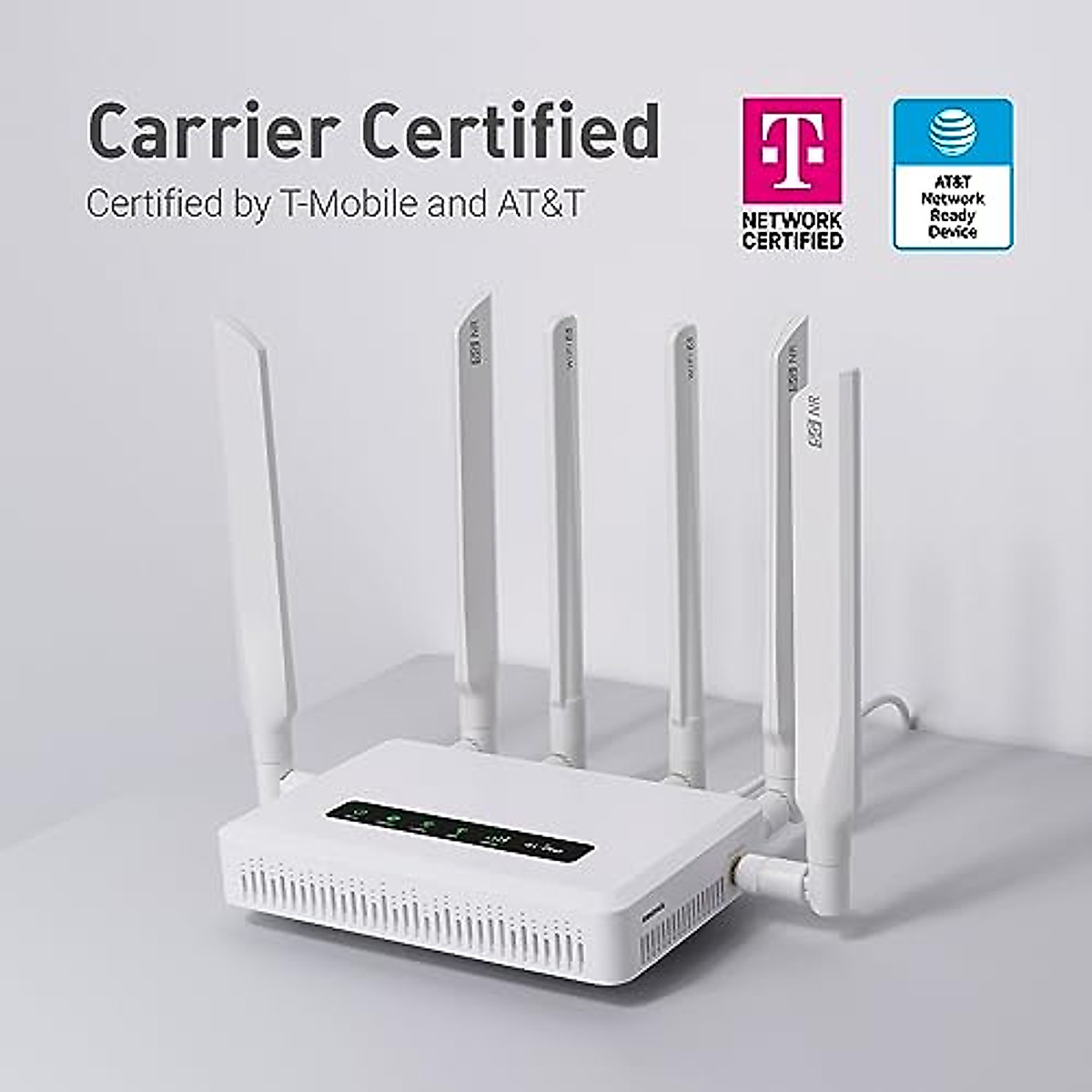 GL.iNet GL-X3000 (Spitz AX) 5G NR AX3000 Cellular Gateway Router, Wi-Fi 6, Detachable Antennas, Dual-SIM, RV, T-Mobile & AT&T IoT Device Certified