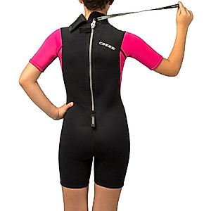 Cressi Med X Shorty Junior, Black/Pink, S