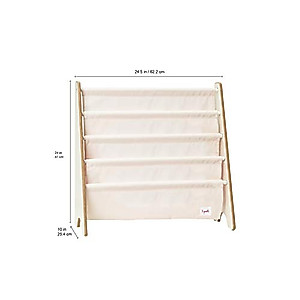 3 Sprouts Book Rack – Kids Storage Shelf Organizer Baby Room Bookcase Furniture, Sloth