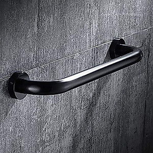 MaGiLL Grab Rails,Grab Bars,Bathroom Safety Handrail Anti-Slip Wall Mount Space Aluminum Shower Bars Towel Rack Fit Bathtub Bathroom Kitchen Stairway Use/WHI (White 50Cm)