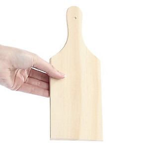 Package of 4 Unfinished Wooden Mini Cutting Boards for Decorating and Crafting