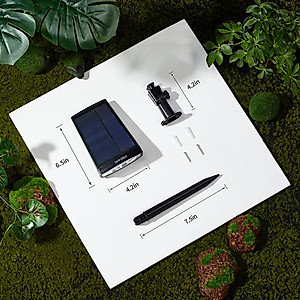 Solar Spot Lights Outdoor, SainSonic IP67 Waterproof Spotlights with a No Peeling Panel and Screwless Design for Long Life, LED Garden Wall Yard Pool Landscape Lighting, 700 Lumens Cool White, 2 Packs