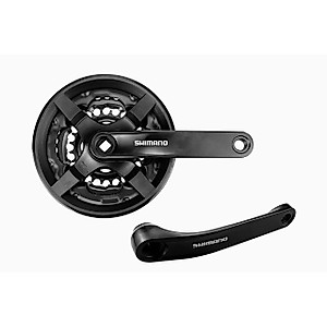 MEGHNA Bicycle Crankset FC-TY301 42-34-24 Teeth for 3x6/7/8 Speed 170mm Crank for Mountain Bike Gears Square Gears