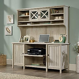 Sauder Costa Large Hutch, Chalked Chestnut finish