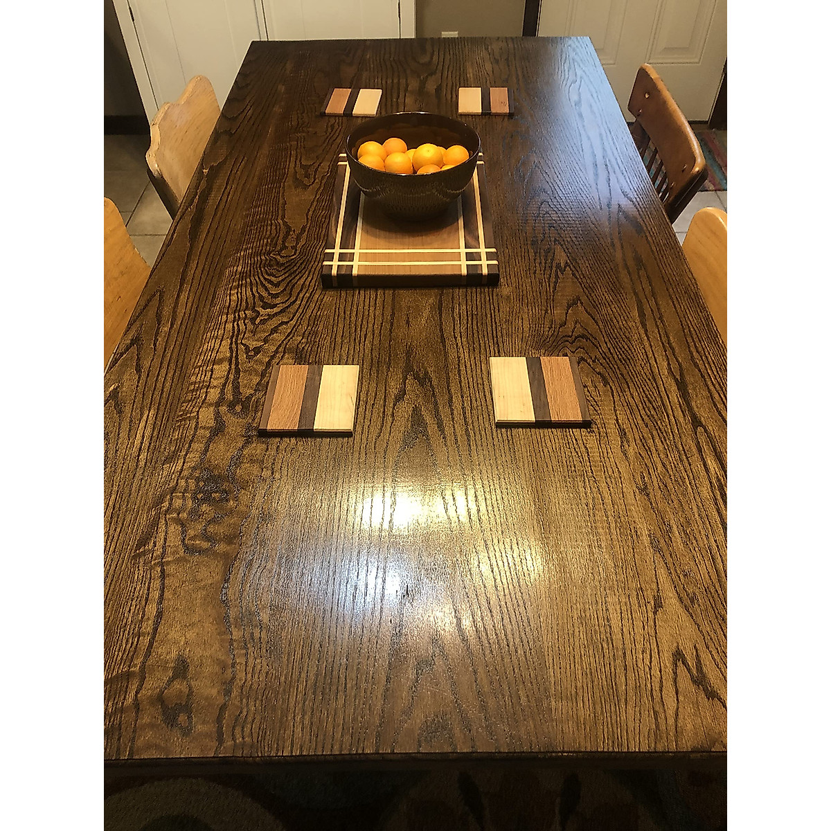 Dining Room Table (72x42x30, With One Bench, Fruitwood)