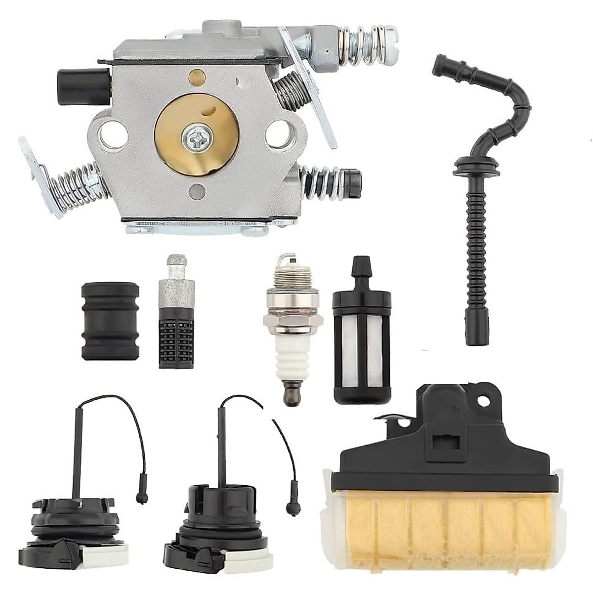 Milttor MS 250 Carburetor Fit Sthil 021 023 025 MS210 MS230 Chainsaw with 1123 160 1650 Filter Replace WT286