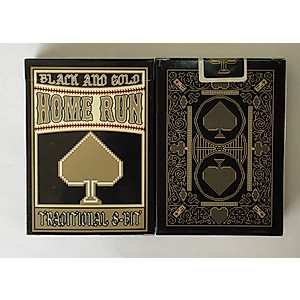 Home Run Games 8-Bit Black & Gold Playing Cards