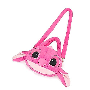 Interstellar Baby Plush Wallet, Crossbody Bag, Cute Plush Sewn Wallet, 9.8-inch Sewn Plush Toy, Best Gift for Boys and Girls (Pink)