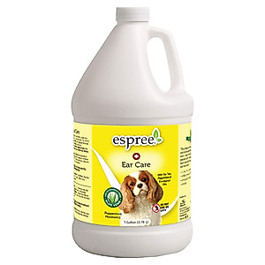 Espree Ear Care Cleaner for Dogs - Removes Dirt & Debris - Restores Ear Natural Balance and Health - Fresh Peppermint Fragrance - 1 Gallon