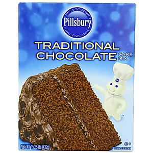 Pillsbury Traditional Chocolate Cake Mix, 15.25 oz
