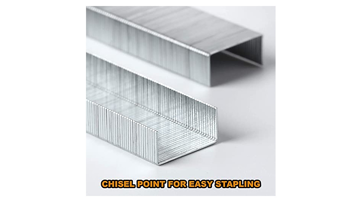 Heavy Duty 10,000 Staples Pack for Jam-Free Office Use