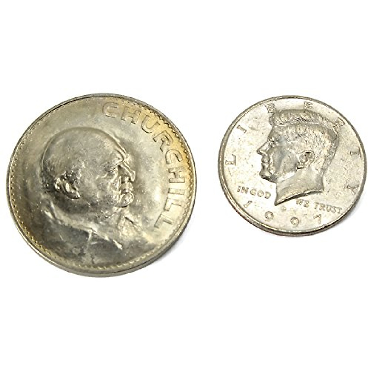 1965 UK Elizabeth II Winston Churchill Commemorative Crown About Uncirculated