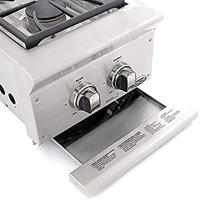 DCS Built-In Double Side Burners (71136) (BGC132-BI-N), Natural Gas
