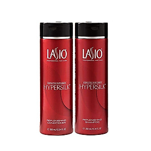 Lasio - Keratin-Infused HYPERSILK Replenishing Shampoo & Conditioner Combo Pack - 35.27 Fl. Oz - Repair, Restore & Redefine Hair Care Products