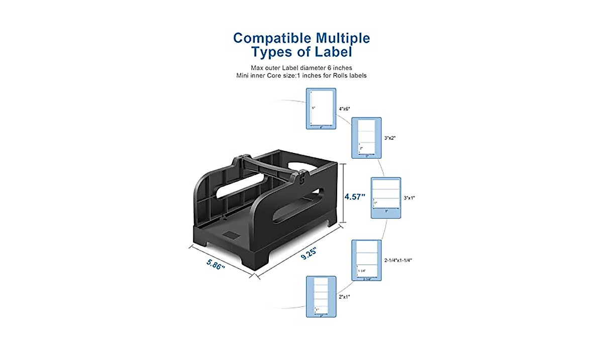 POLONO 4x6 Thermal Shipping Label Printer - Fast & Reliable