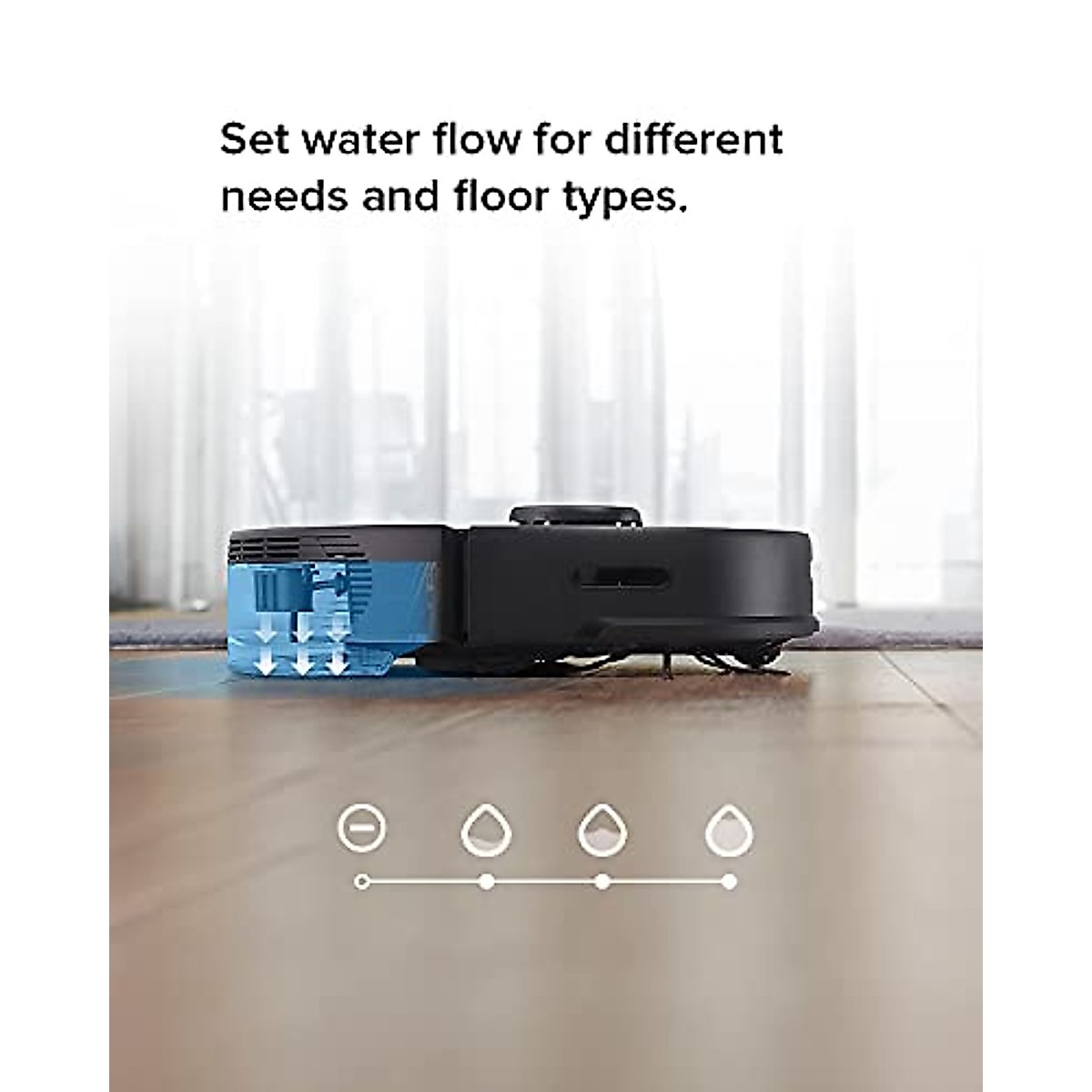roborock S5 MAX Robot Vacuum and Mop Cleaner, Self-Charging Robotic Vacuum, Lidar Navigation, Selective Room Cleaning, No-mop Zones, 2000Pa Powerful Suction, 180mins Runtime, Works with Alexa